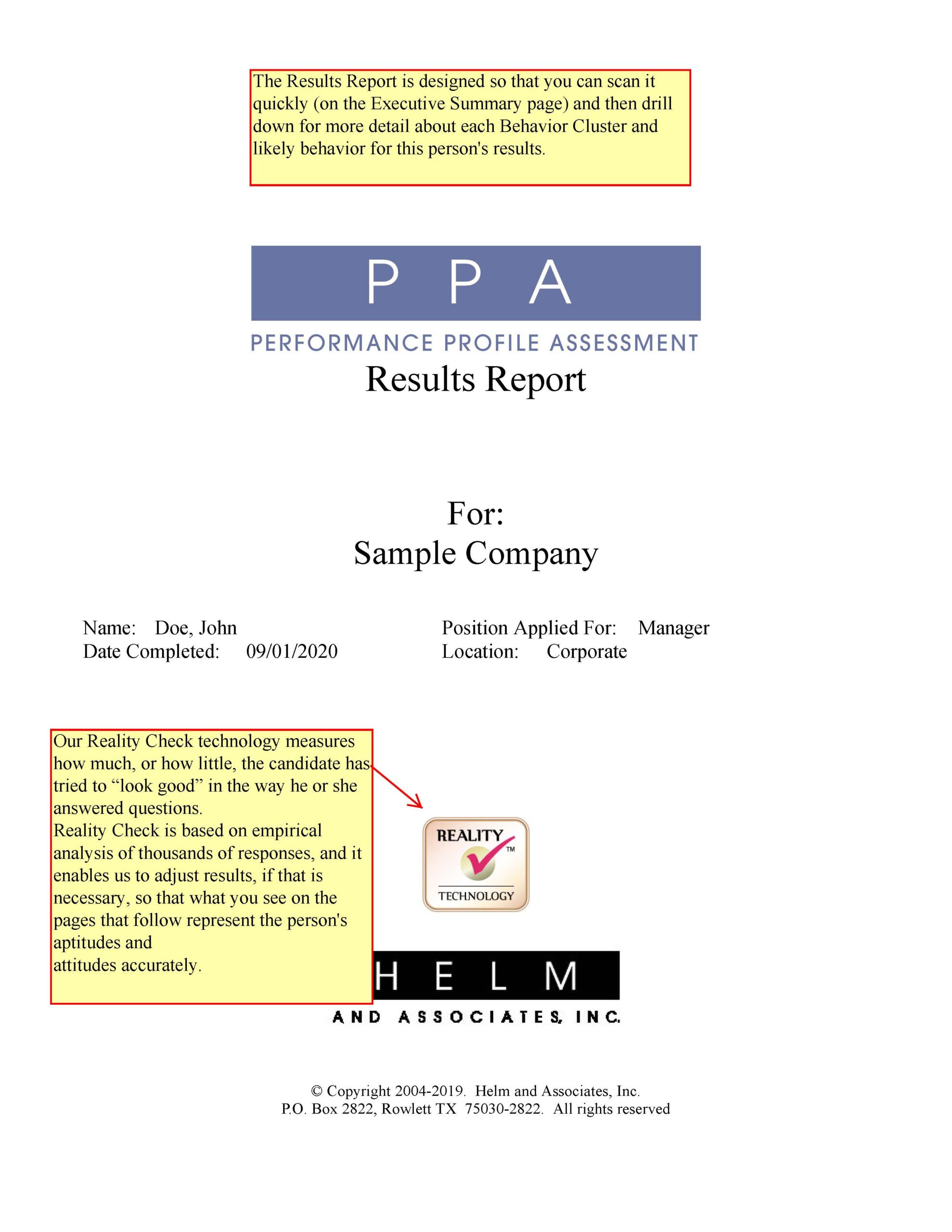 1 ppa - Helm and Associates, Inc.