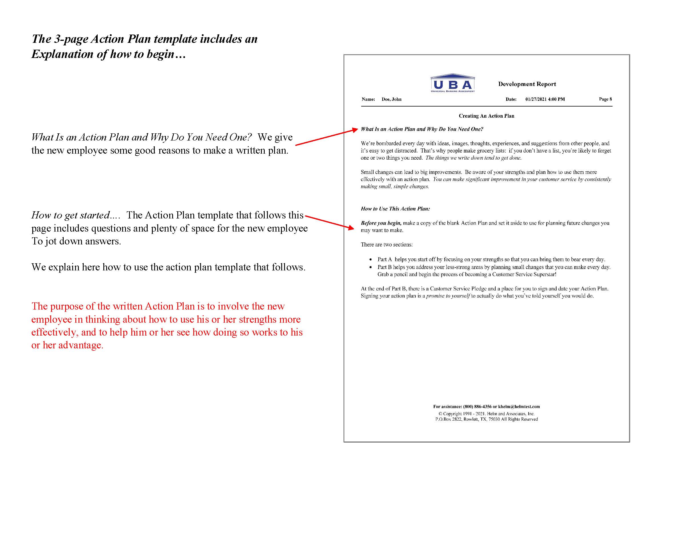 Universal Banking Assessment Sample Report Explained - Helm and ...
