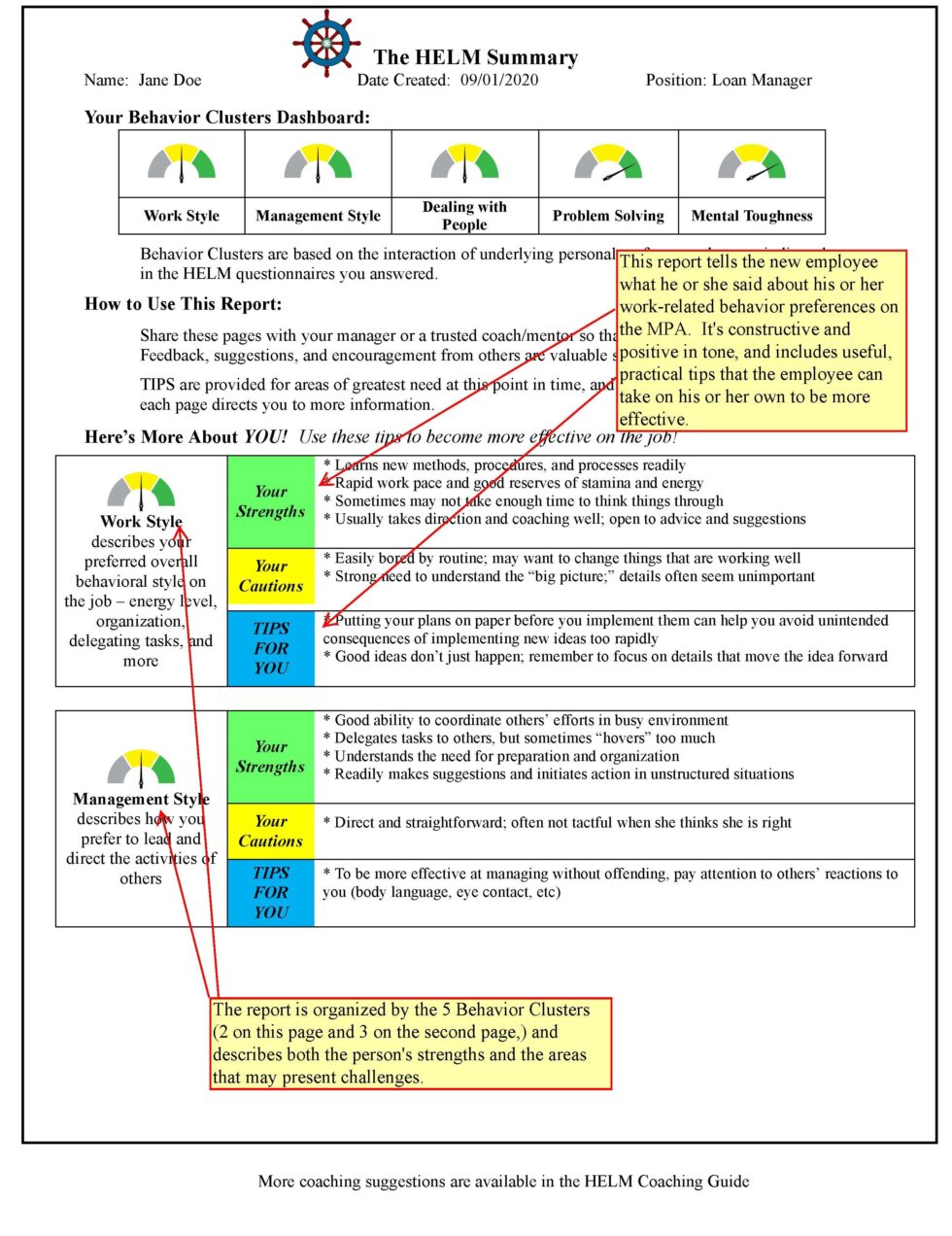 MPA HELM Summary - Helm and Associates, Inc.